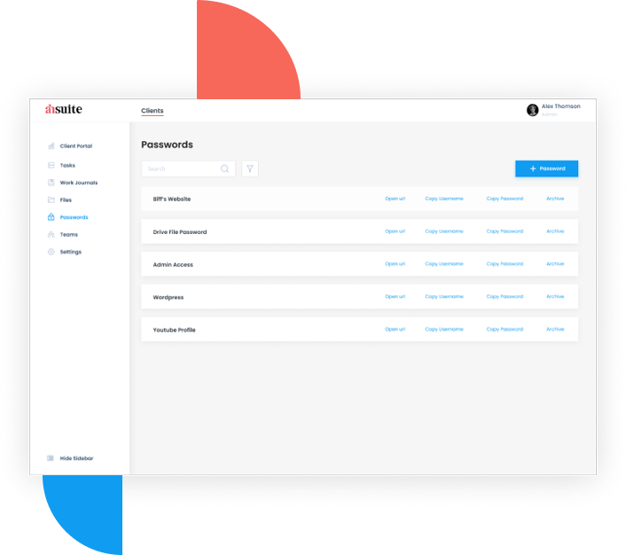 Safe, Secure, and Seamless Team Password Management - Ahsuite